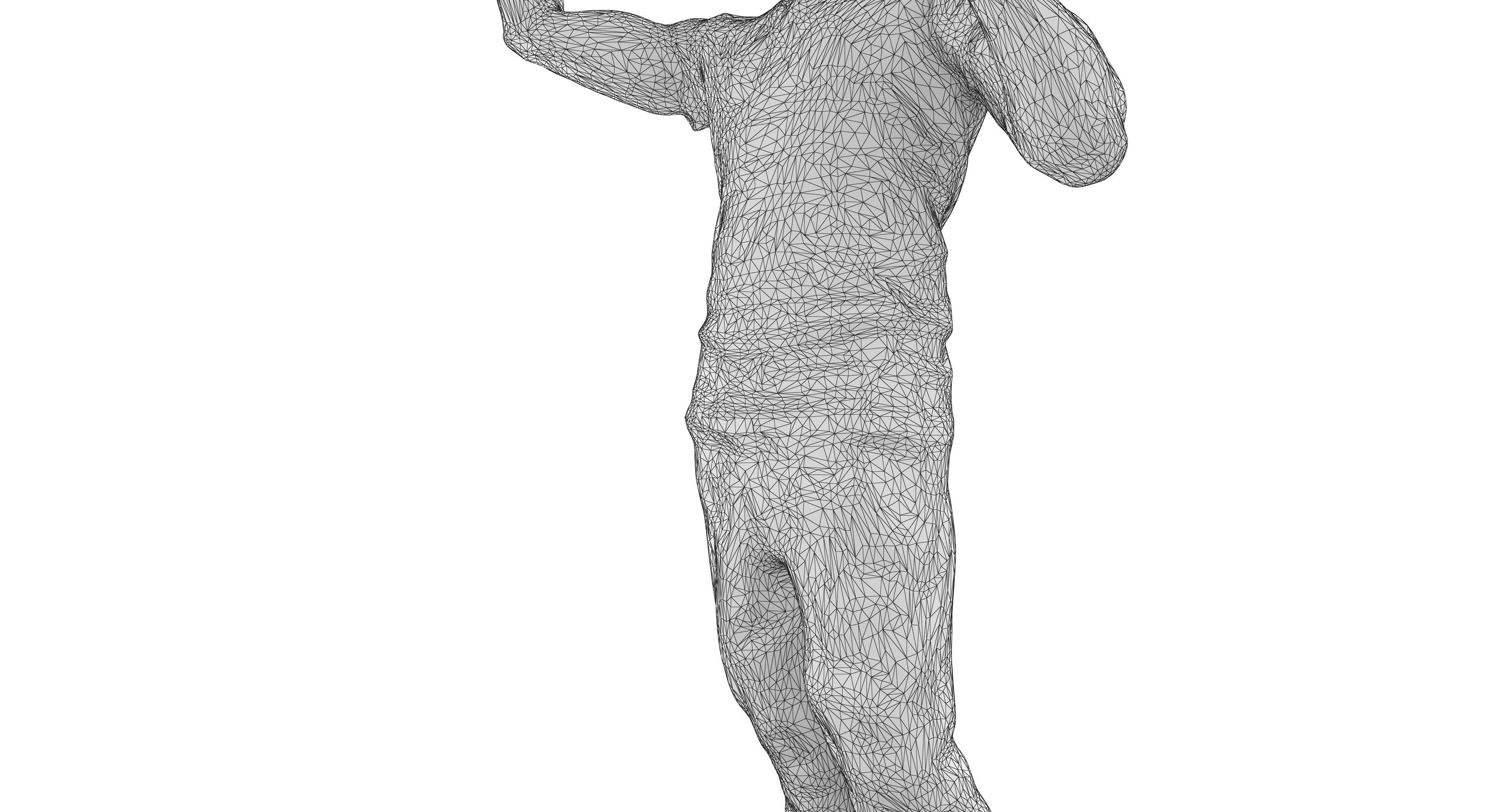 Young Fan Man 3D model | CGTrader