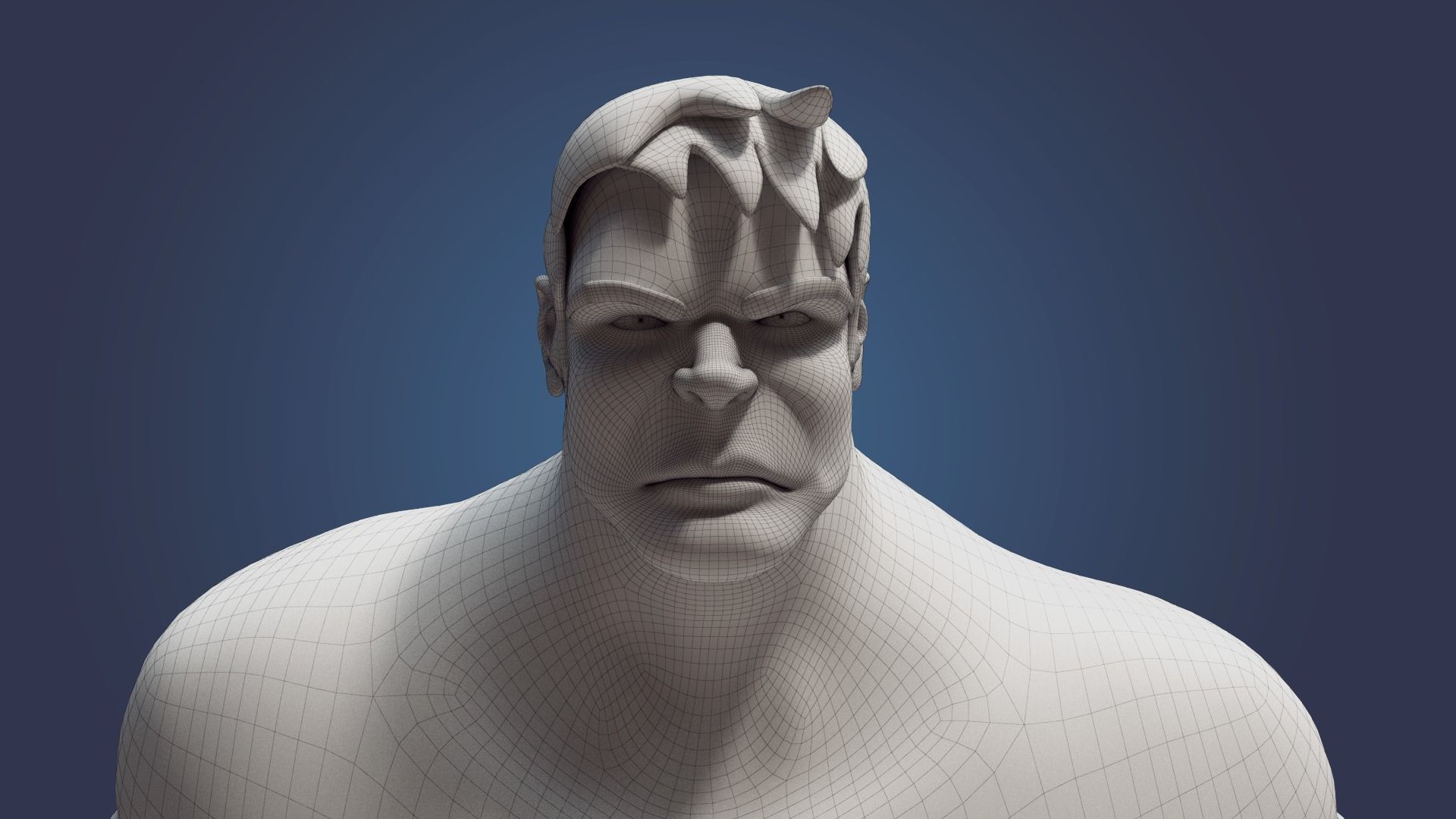 Hulk Cartoon 3D model rigged | CGTrader