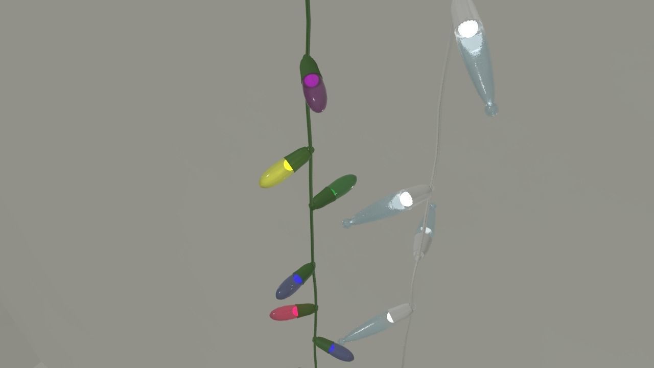 LED String Lights 3D model | CGTrader