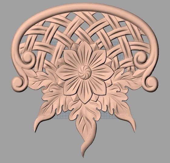 Artcam 3D relief STL models for CNC woodworking E105 3D model | CGTrader