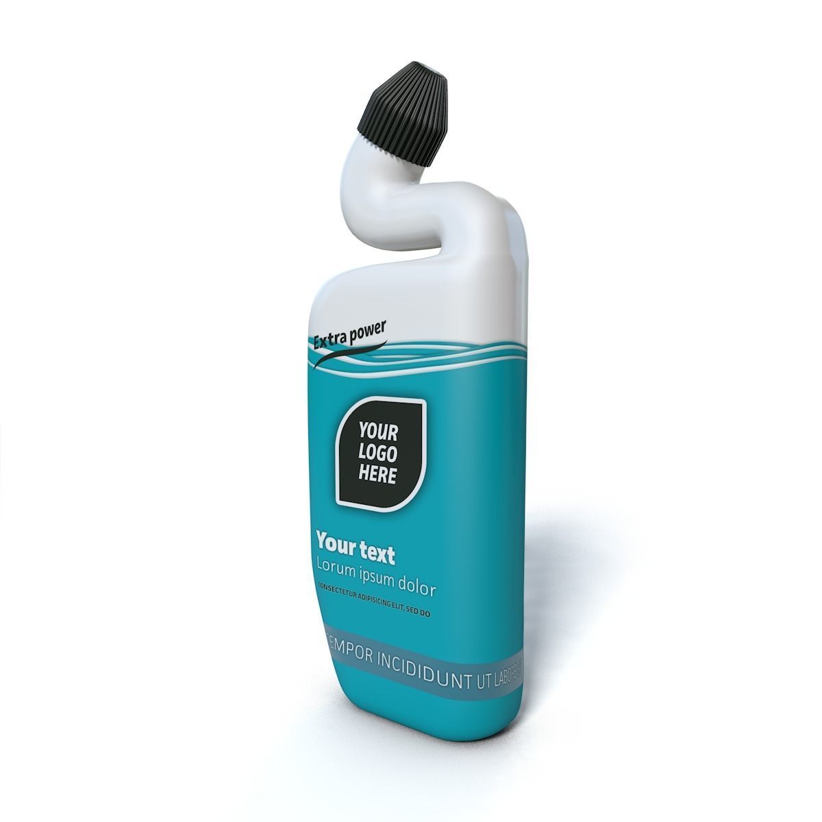 Toilet cleaner bottle 3D model | CGTrader