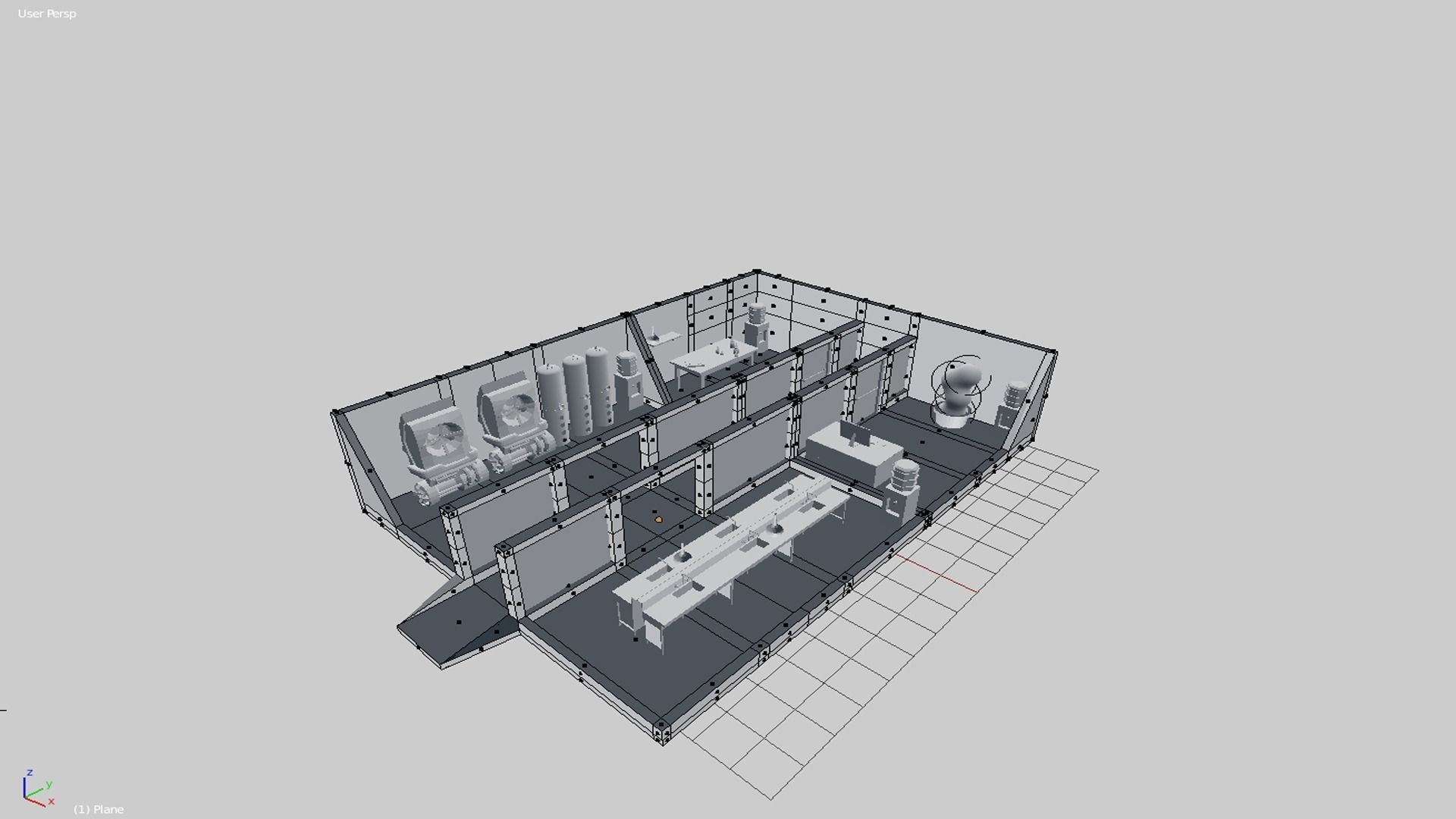 3D model Isometric Low Poly Laboratory VR / AR / low-poly | CGTrader