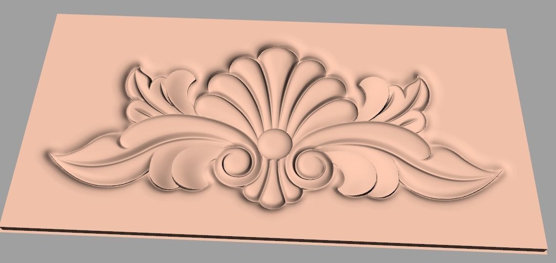 Artcam 3D relief STL models for CNC woodworking E144 3D model | CGTrader