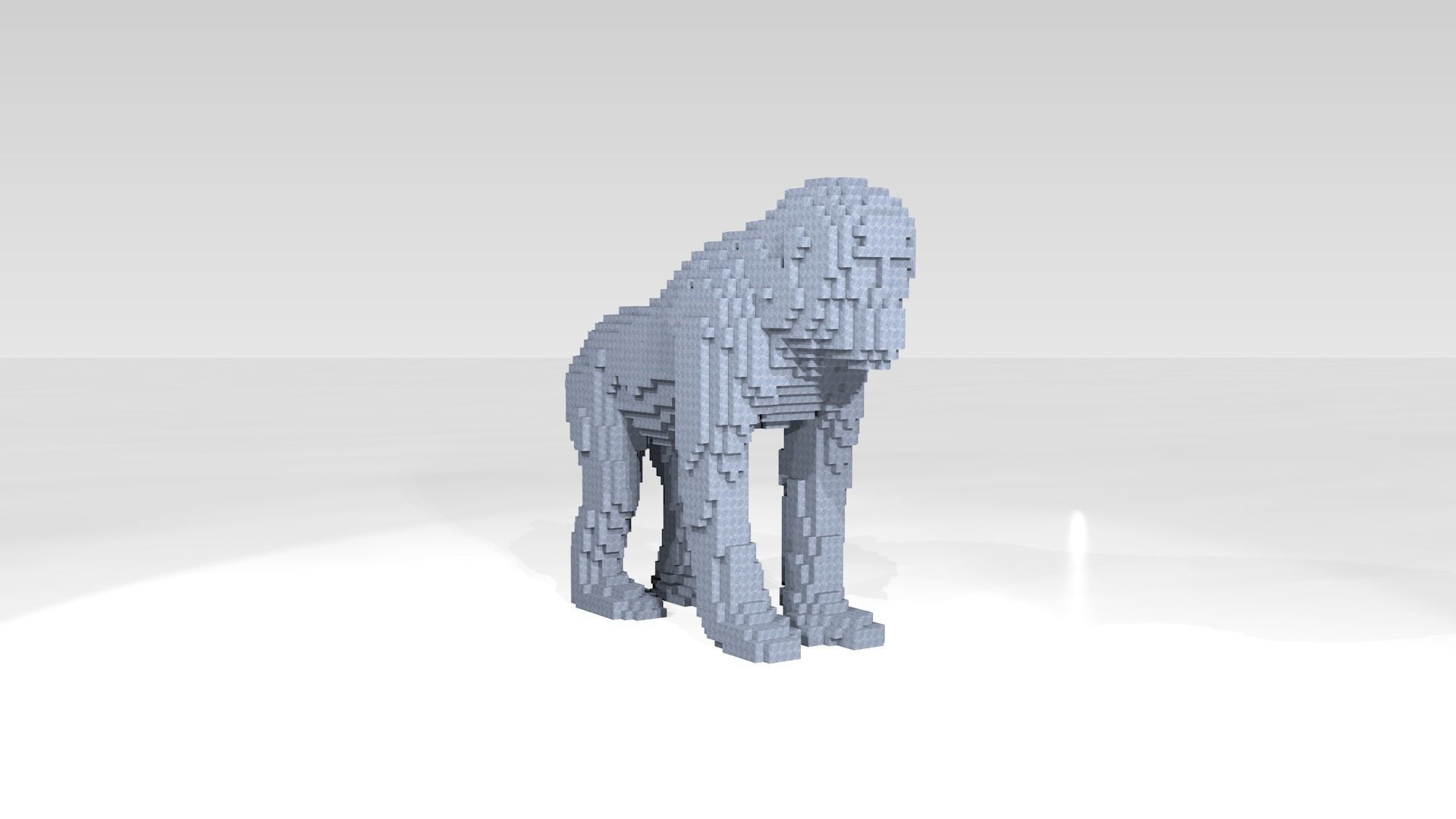 Monkey Voxel 3D model | CGTrader