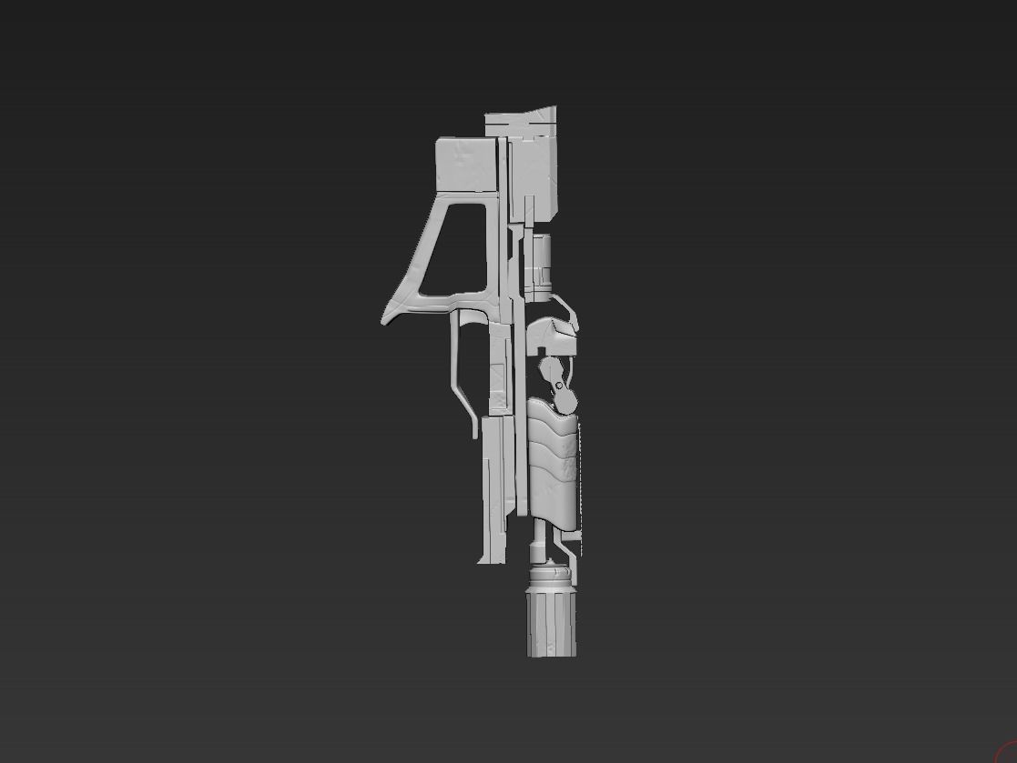 Gun hi - poly 3D model | CGTrader