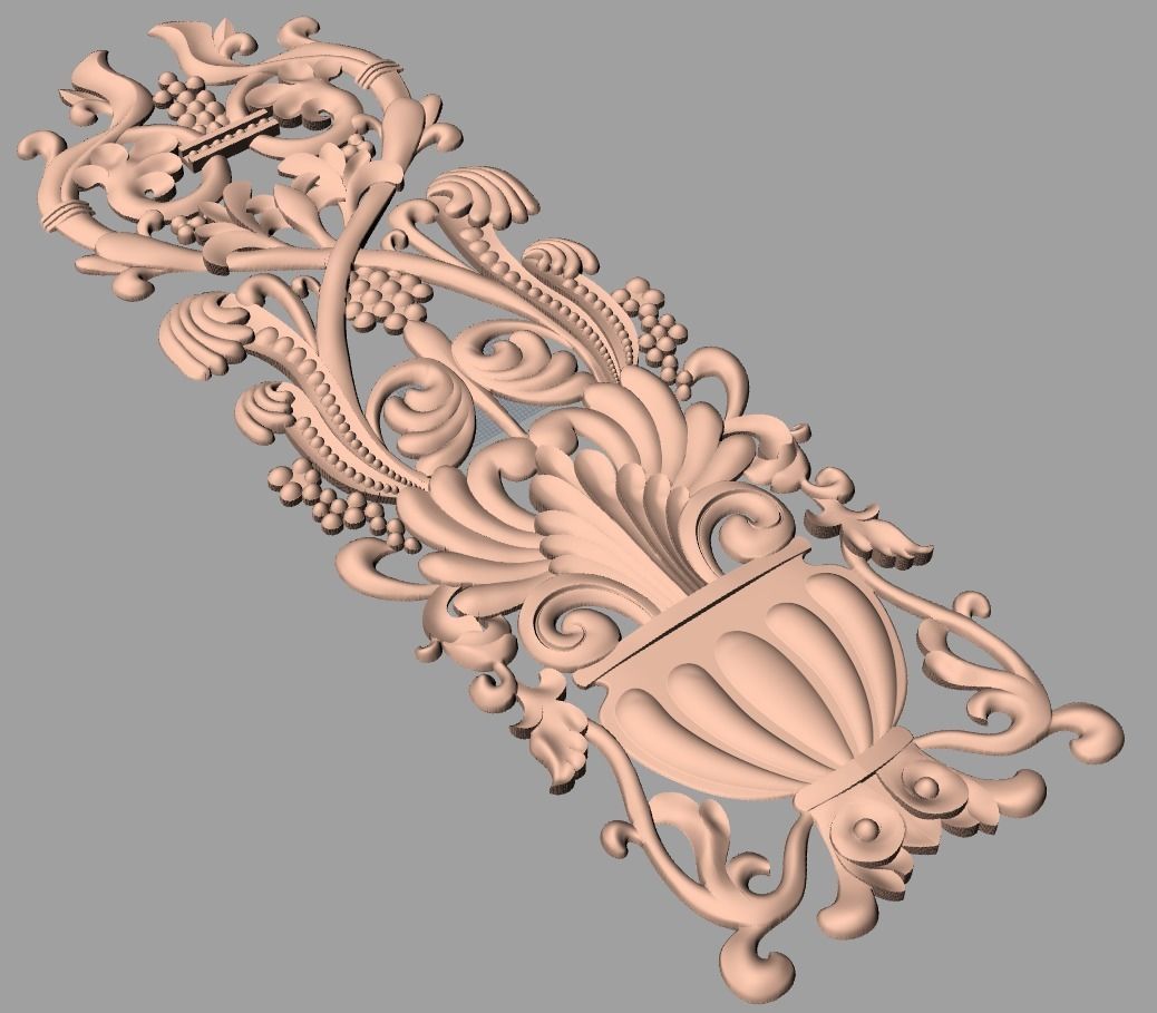 European furniture 3D relief models for CNC wood engraving E232 3D ...