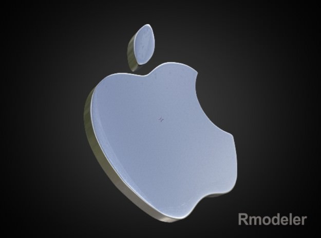 Apple 3d Logo 3D Model OBJ MA MB DAE | CGTrader.com