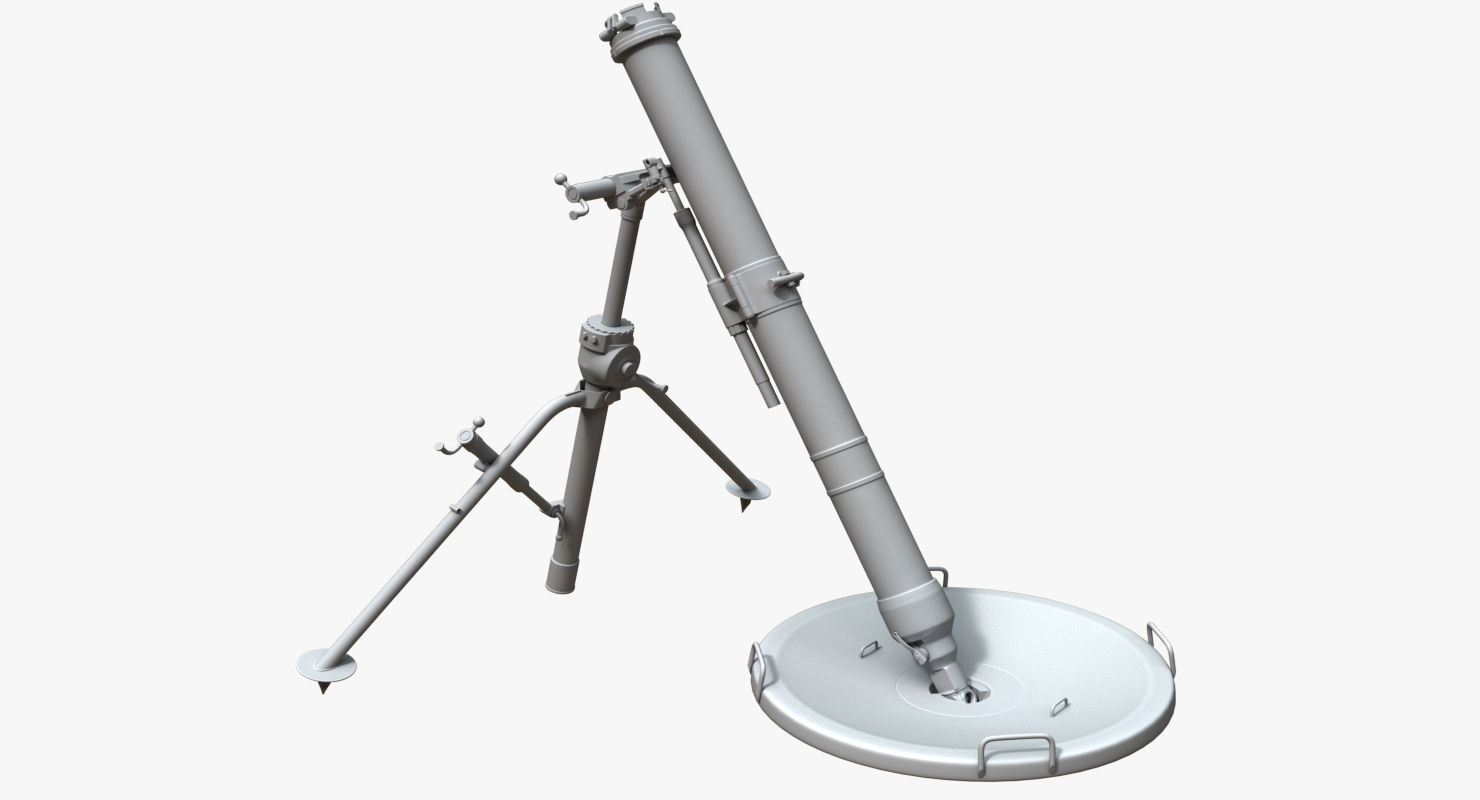 Mortar 2B11 3D model | CGTrader