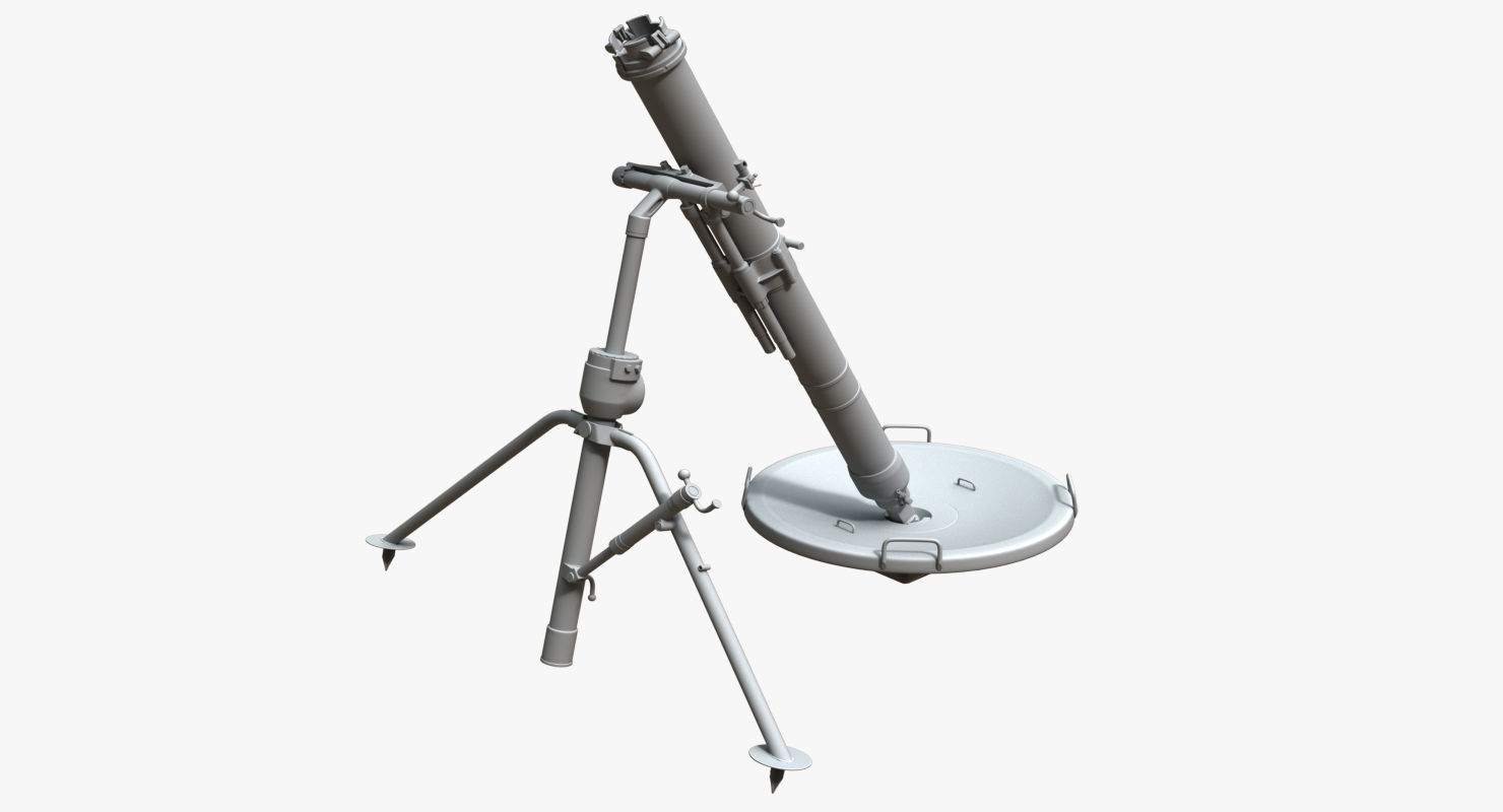 Mortar 2B11 3D model | CGTrader