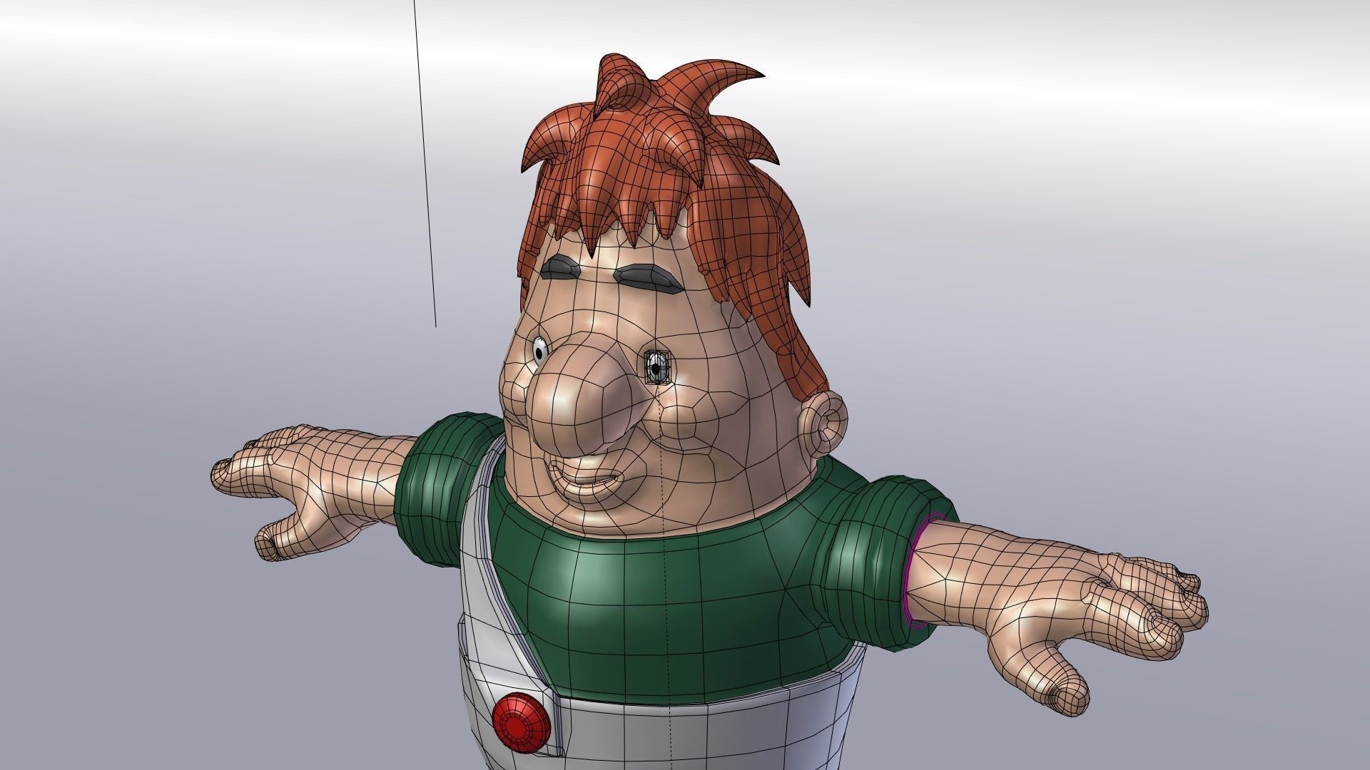 Karlsson cartoon character 3D model | CGTrader