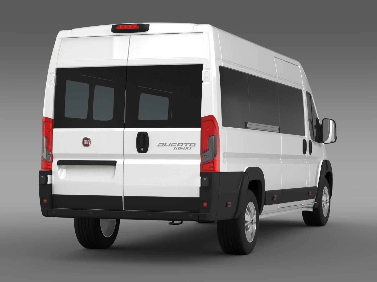 Fiat Ducato Maxi Minibus 2015 3D Model .max .obj .3ds .fbx .c4d .lwo ...