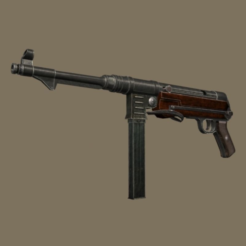 3D model MP40 ww2 VR / AR / low-poly rigged | CGTrader