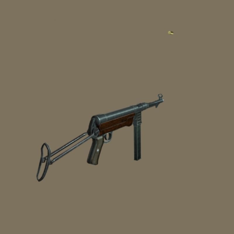 3D model MP40 ww2 VR / AR / low-poly rigged | CGTrader