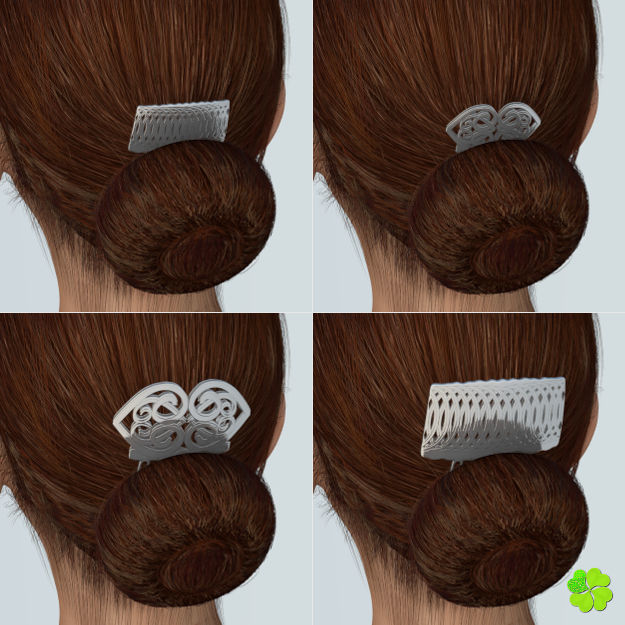 3D model Hair jewelry low poly VR / AR / low-poly | CGTrader