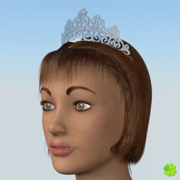 3D model Hair jewelry low poly VR / AR / low-poly | CGTrader