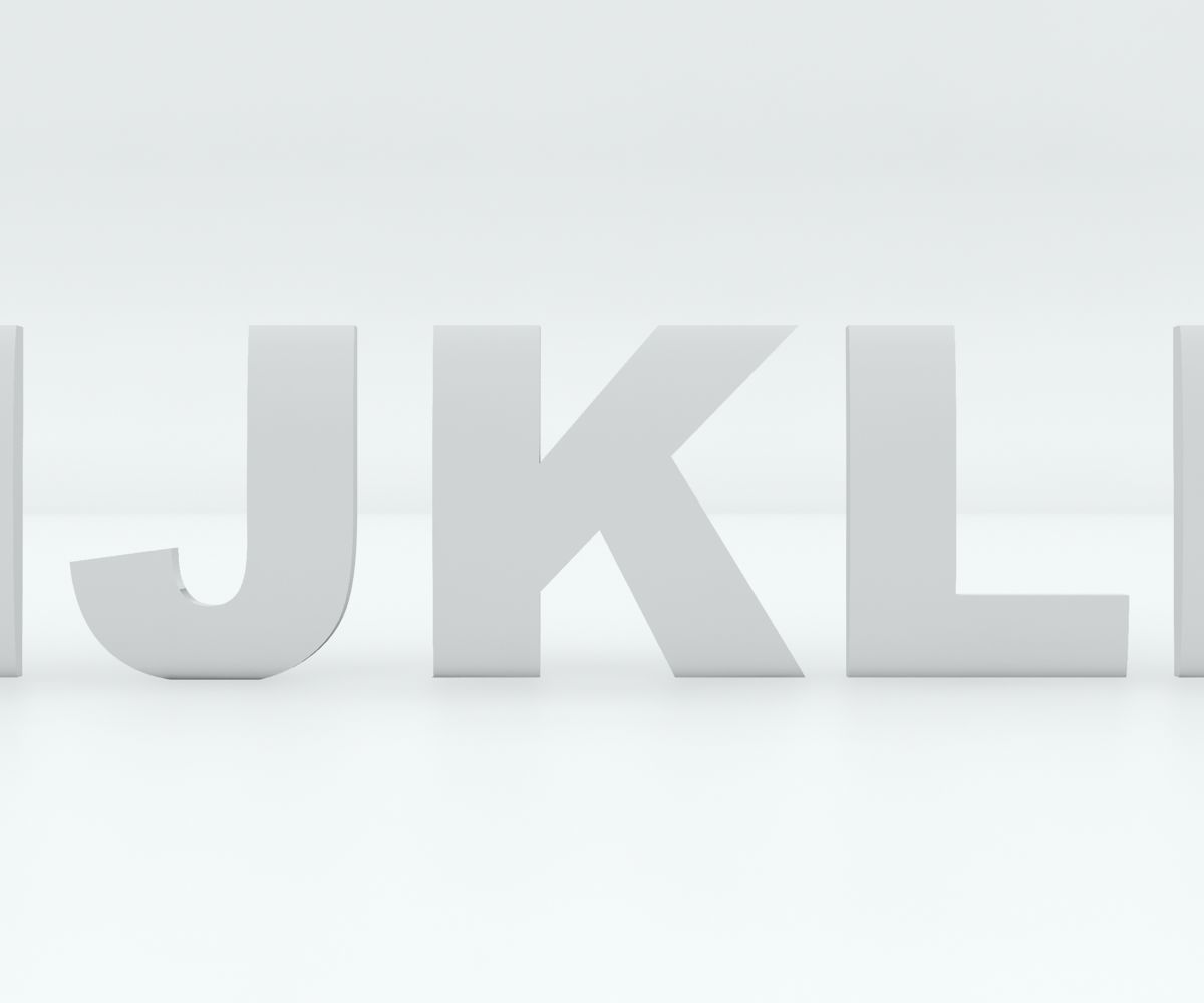 3d car badge letters for 3d printing 3D model | CGTrader