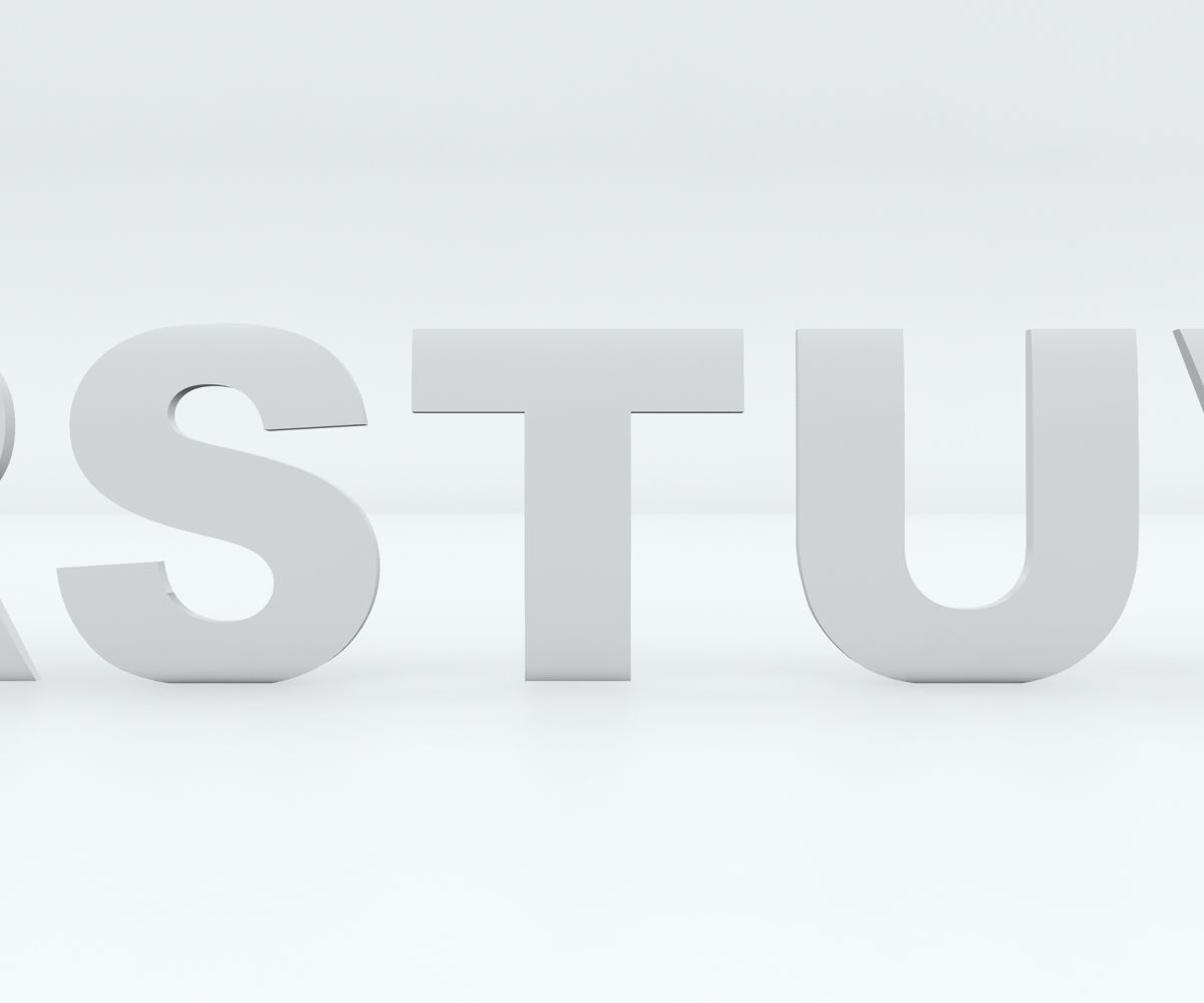 3d car badge letters for 3d printing 3D model | CGTrader