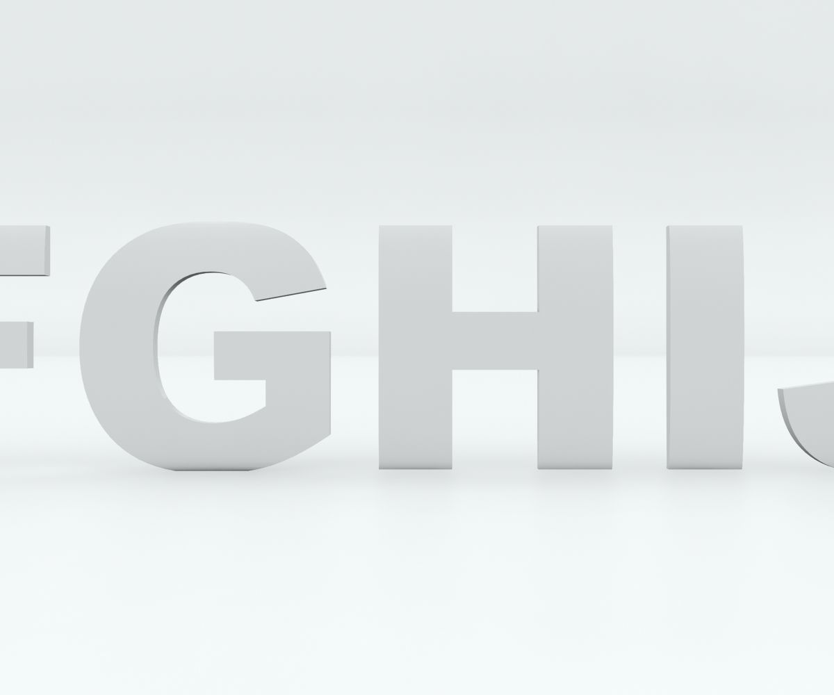 3d car badge letters for 3d printing 3D model | CGTrader