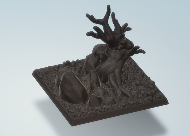 4 bases for flying minitures -STL files- 3D model 3D printable | CGTrader