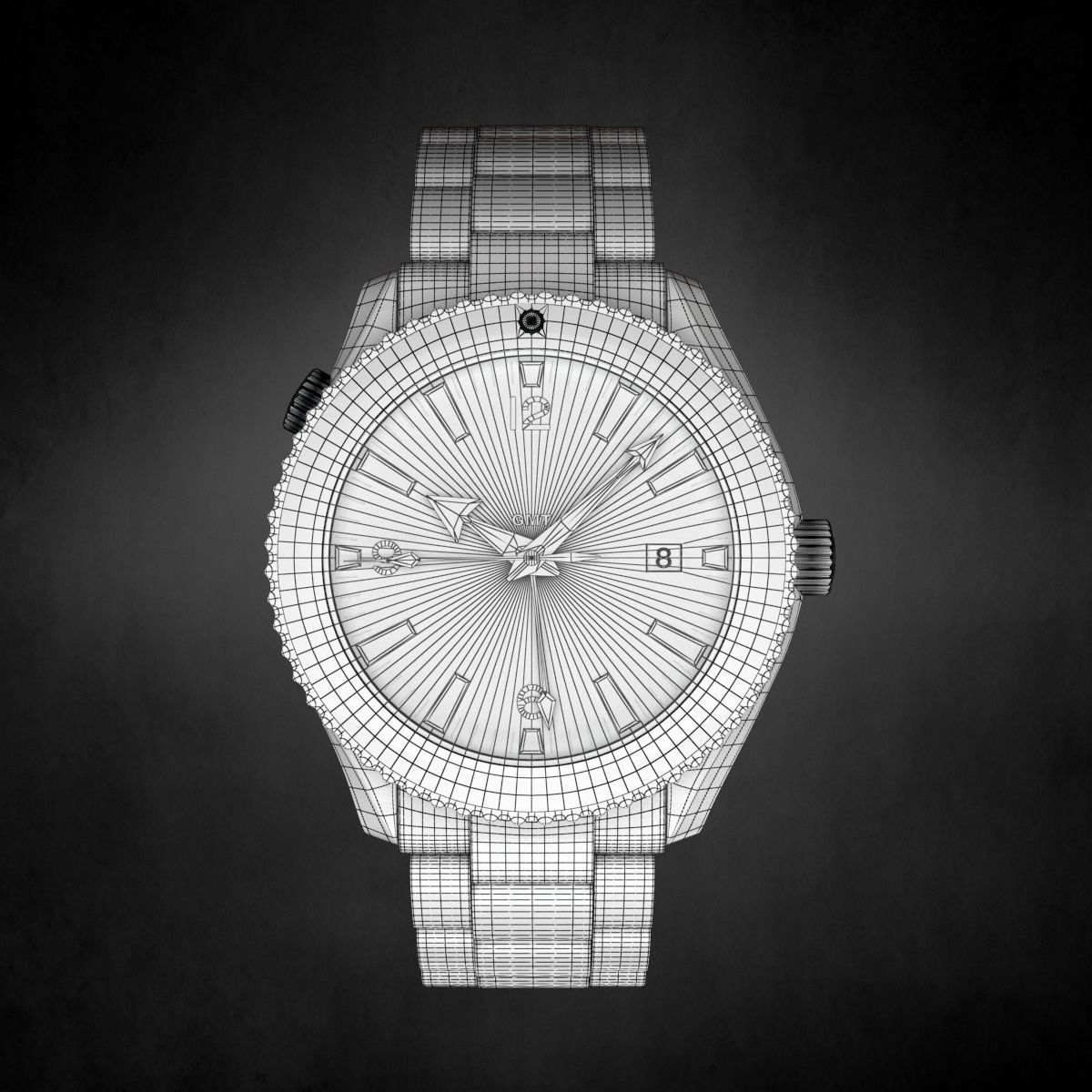 Omega Seamaster Watch 3D model | CGTrader