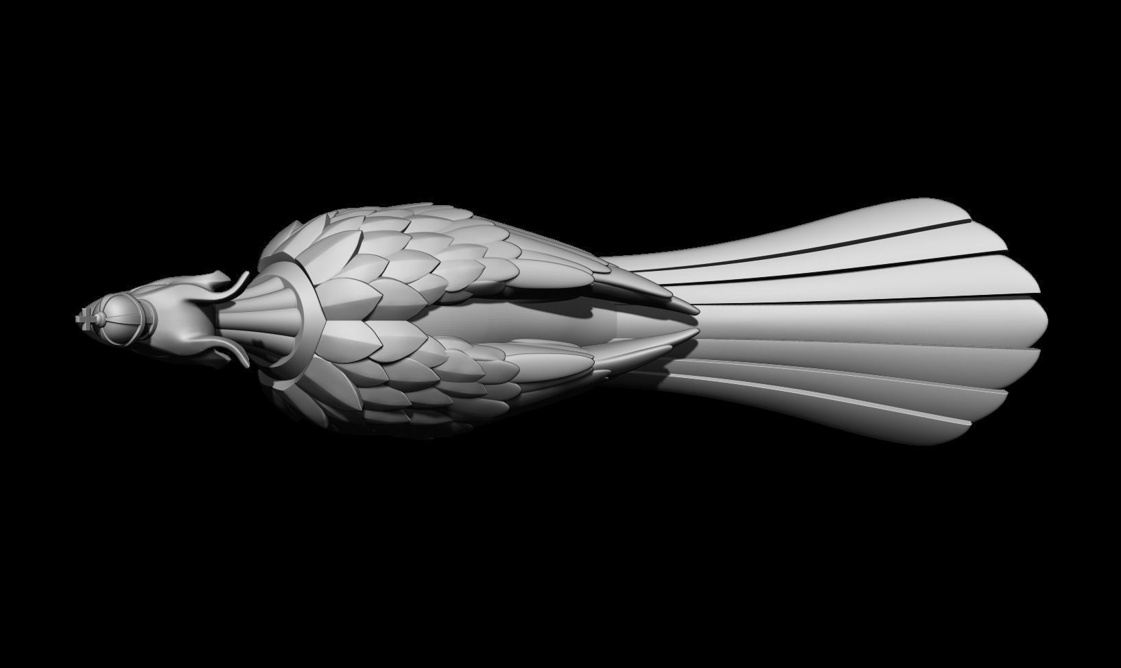 Funny bird 3D model 3D printable | CGTrader