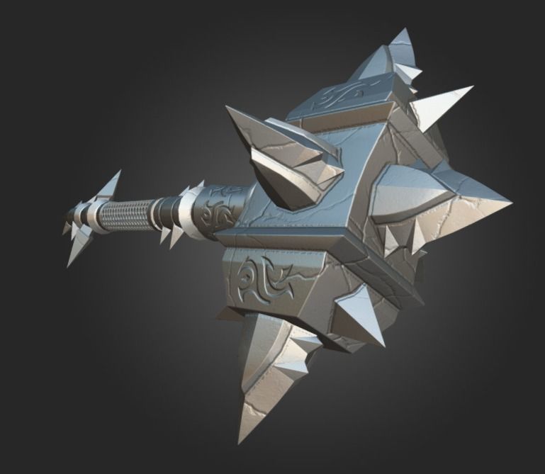 3D model Sulfuras Hand of Ragnaros VR / AR / low-poly | CGTrader