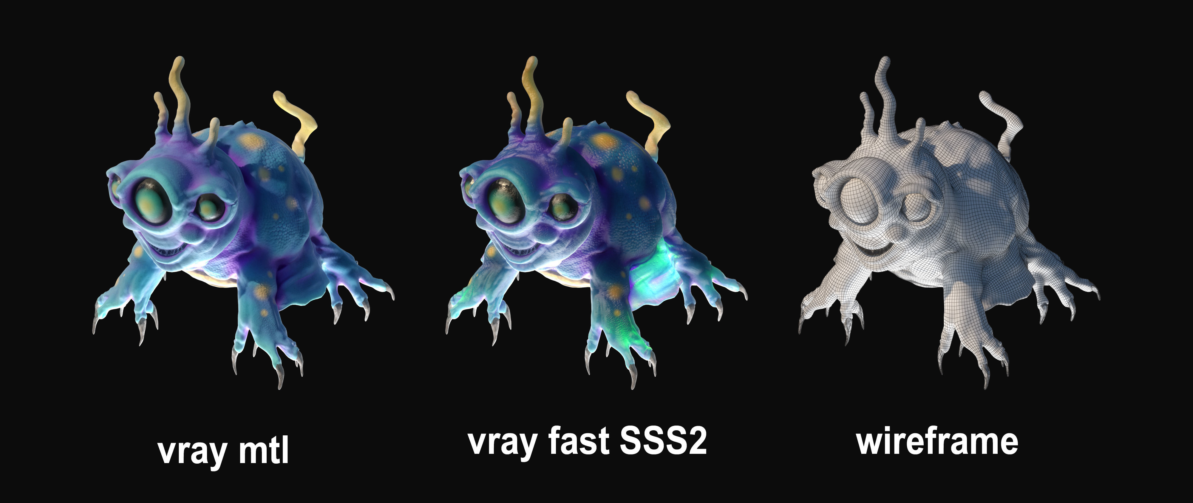 Aquatic Alien free 3D model | CGTrader