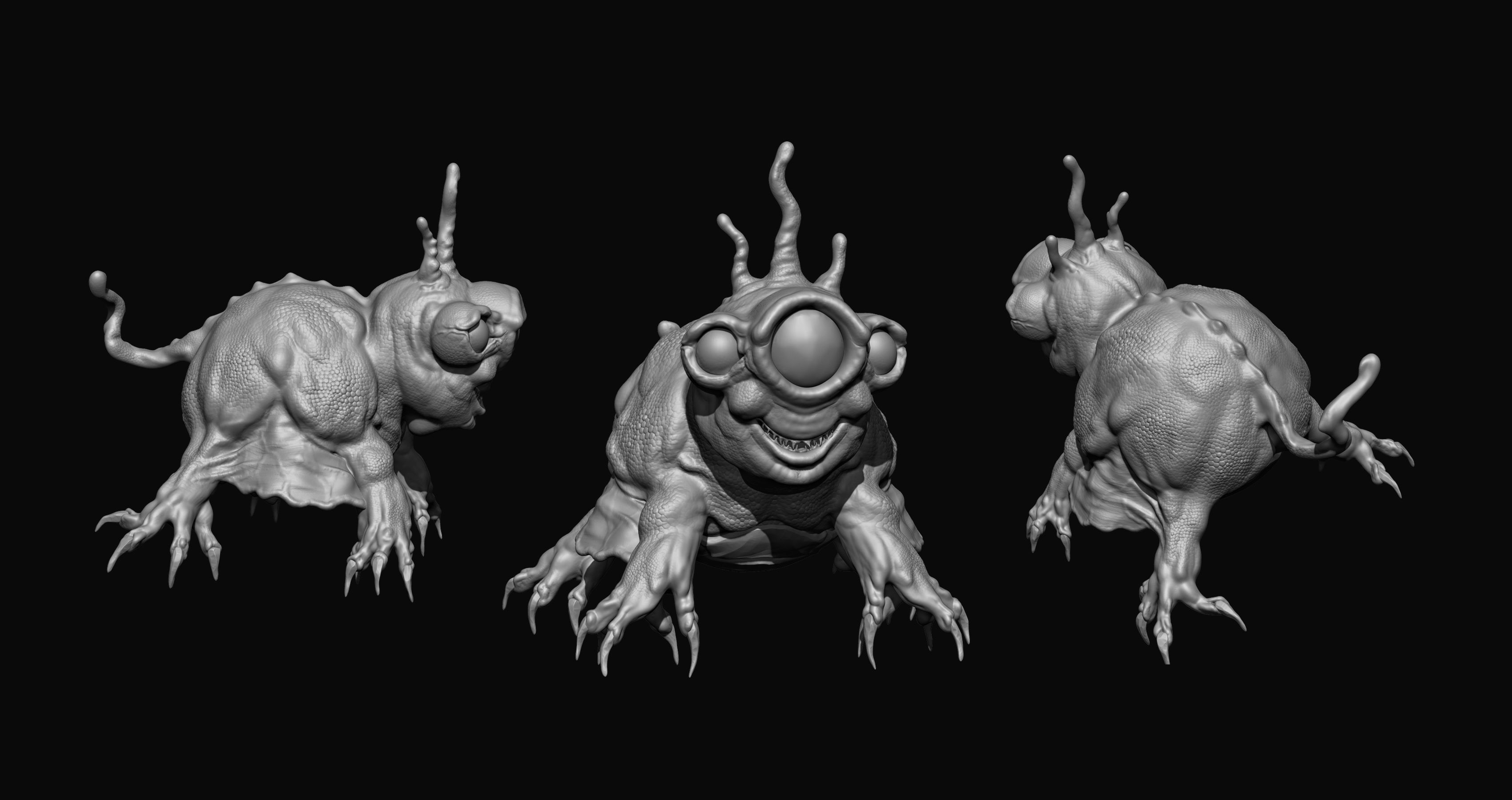 Aquatic Alien free 3D model | CGTrader