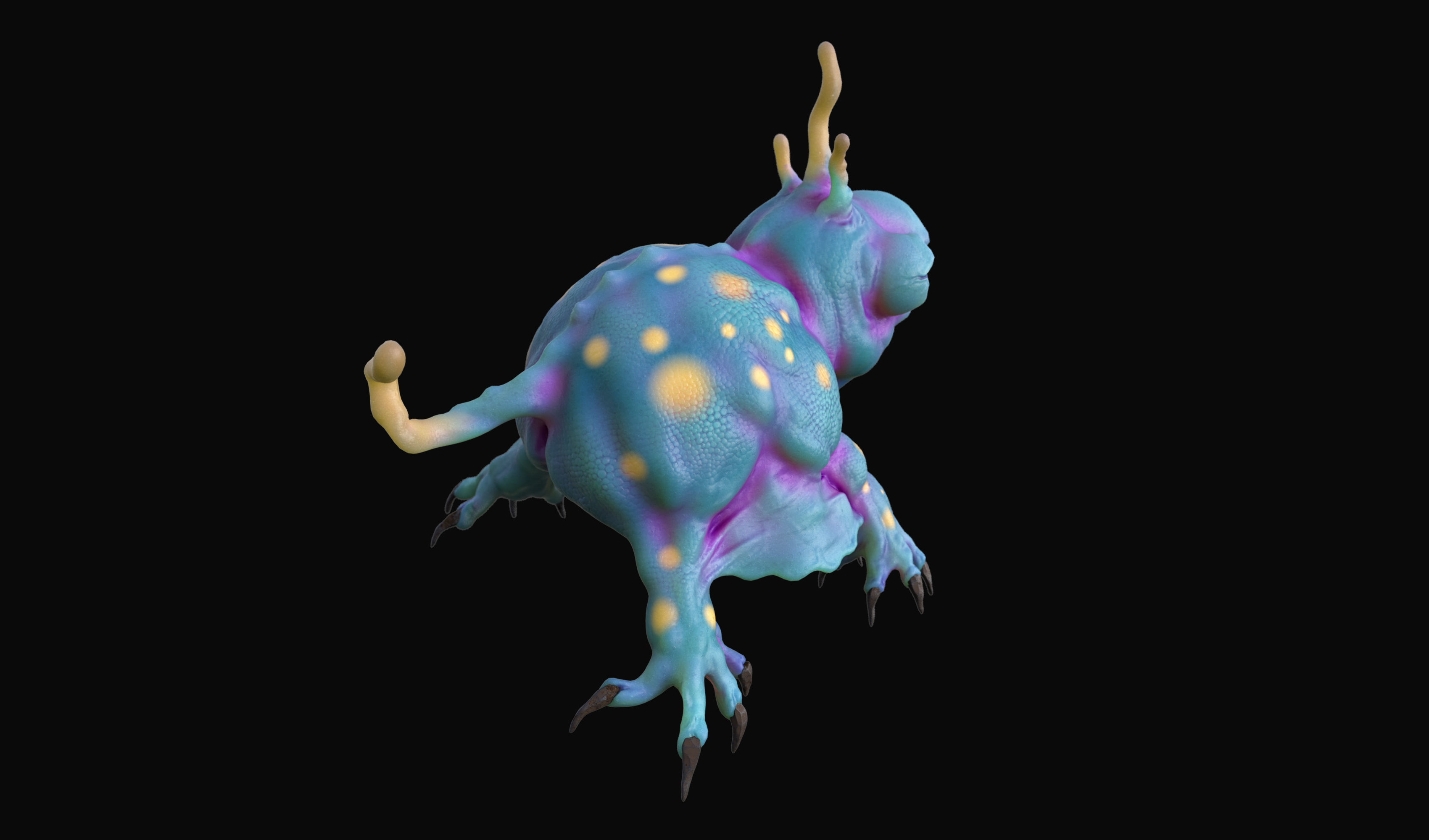 Aquatic Alien free 3D model | CGTrader