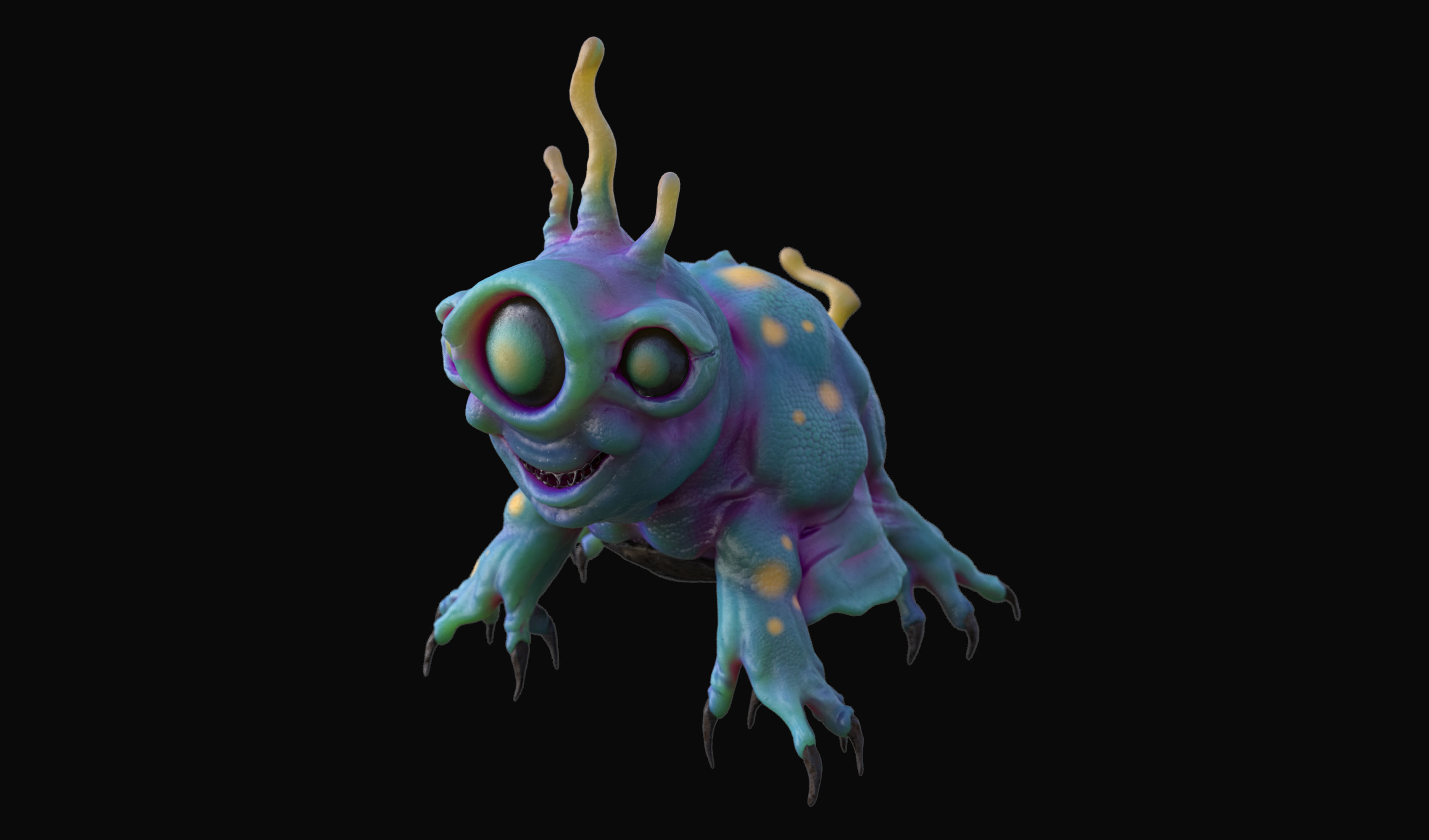 Aquatic Alien free 3D model | CGTrader