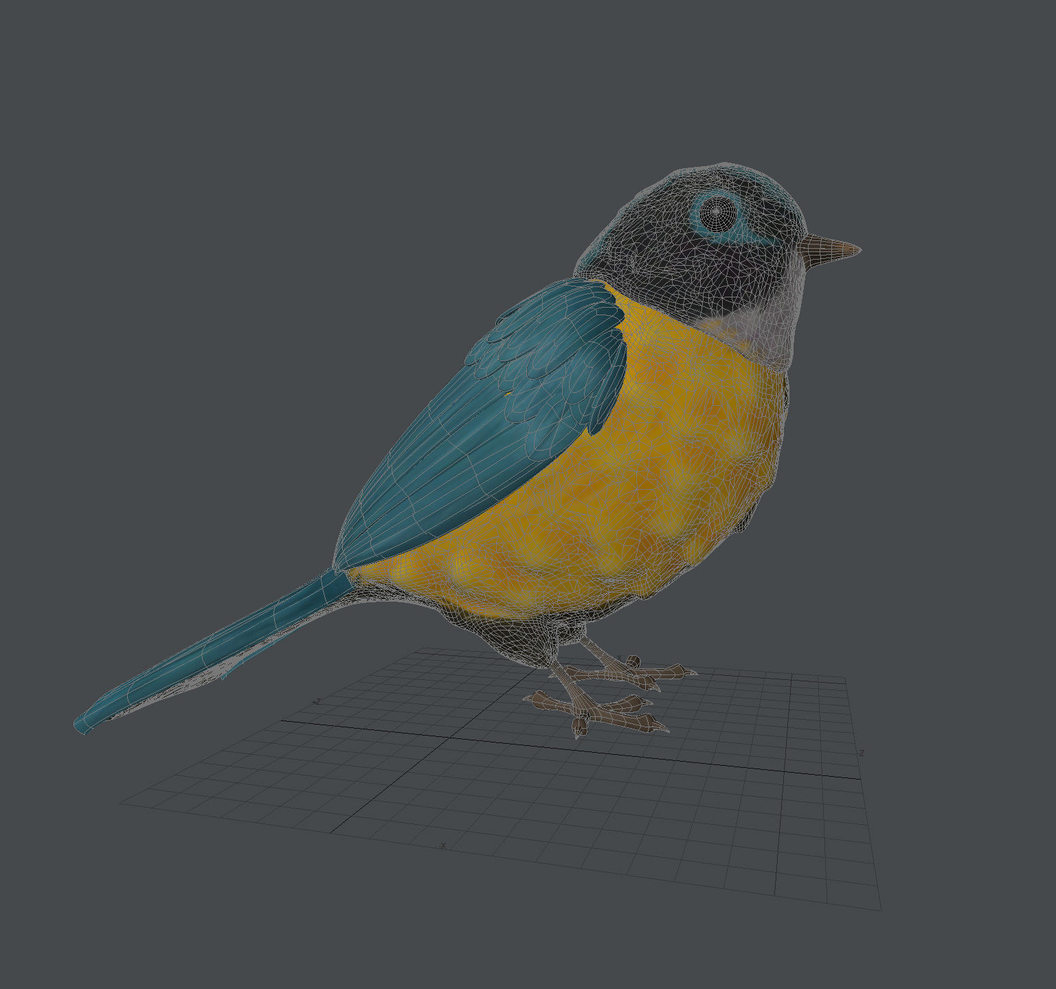 Cartoon Bird 3D model | CGTrader