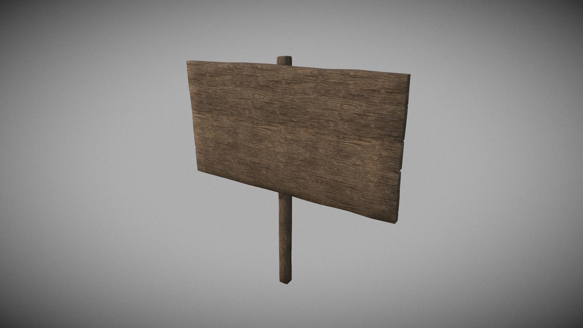 3D model Old Sign VR / AR / low-poly | CGTrader
