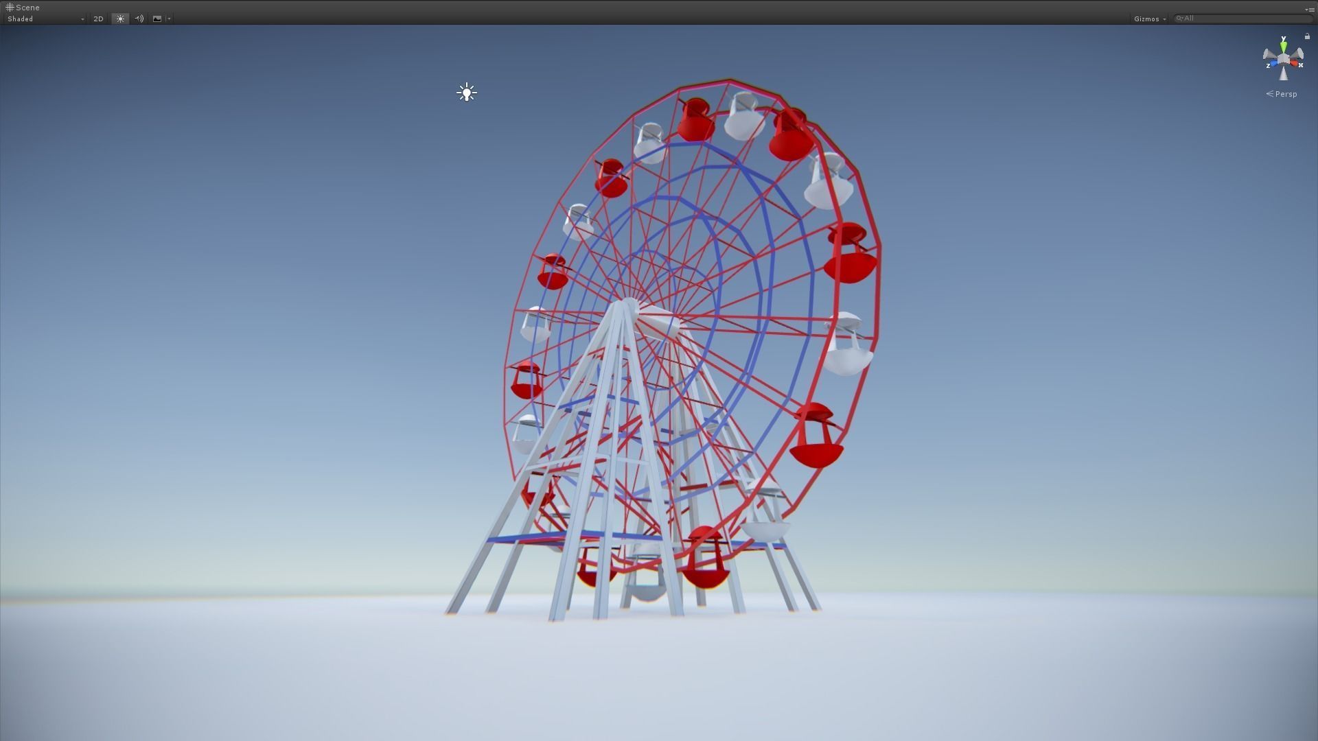 3D model Carousel Ferris wheel Unity Package VR / AR / low-poly | CGTrader