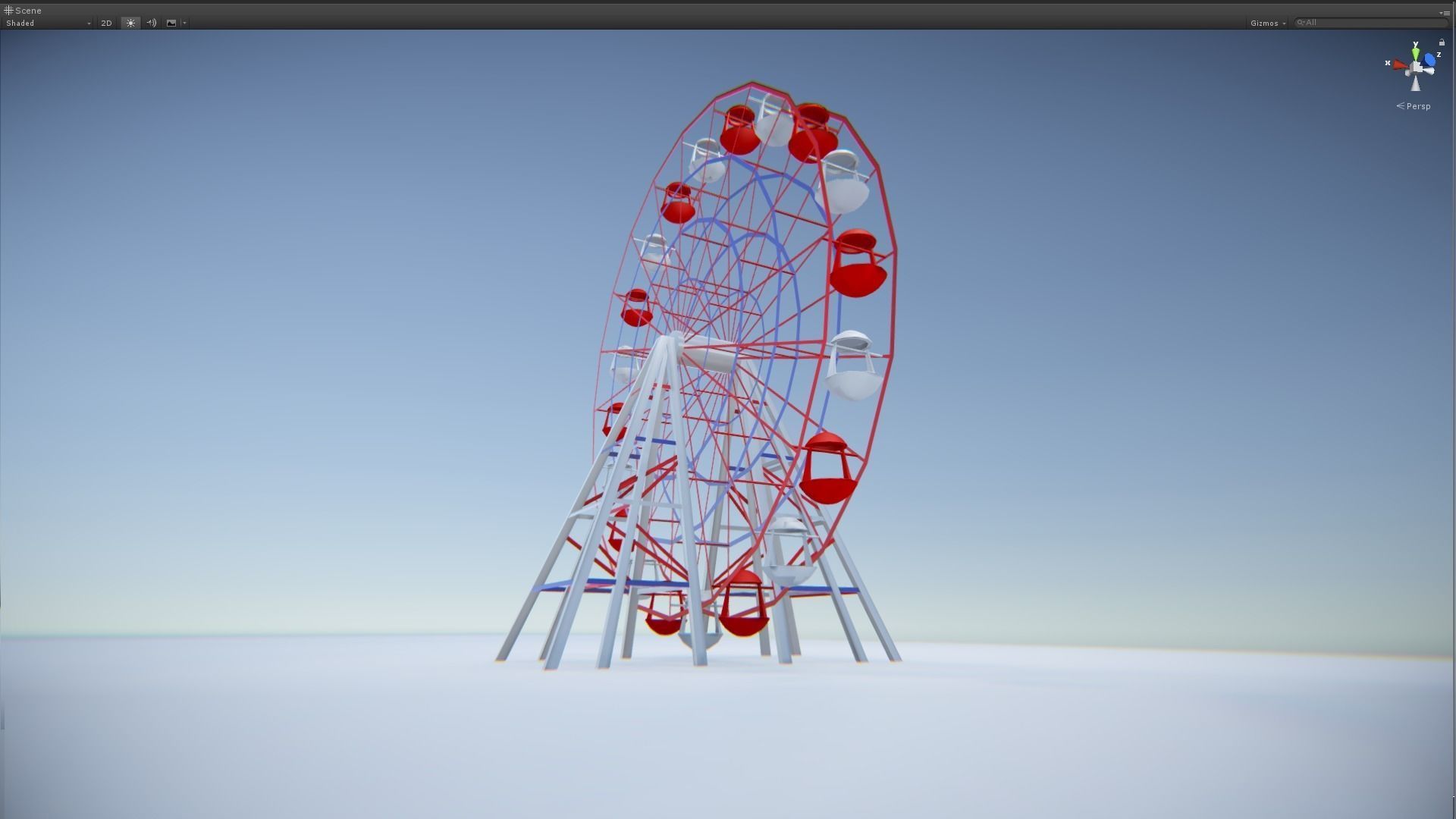 3D model Carousel Ferris wheel Unity Package VR / AR / low-poly | CGTrader
