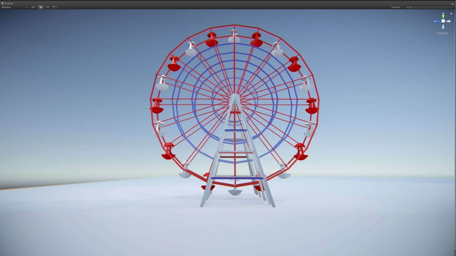 3D model Carousel Ferris wheel Unity Package VR / AR / low-poly | CGTrader
