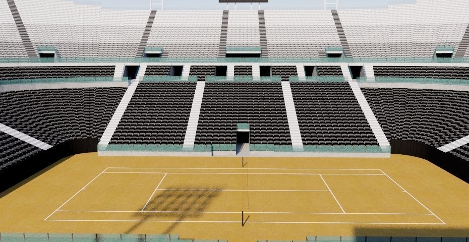 3D model Foro Italico - Rome Italy VR / AR / low-poly | CGTrader