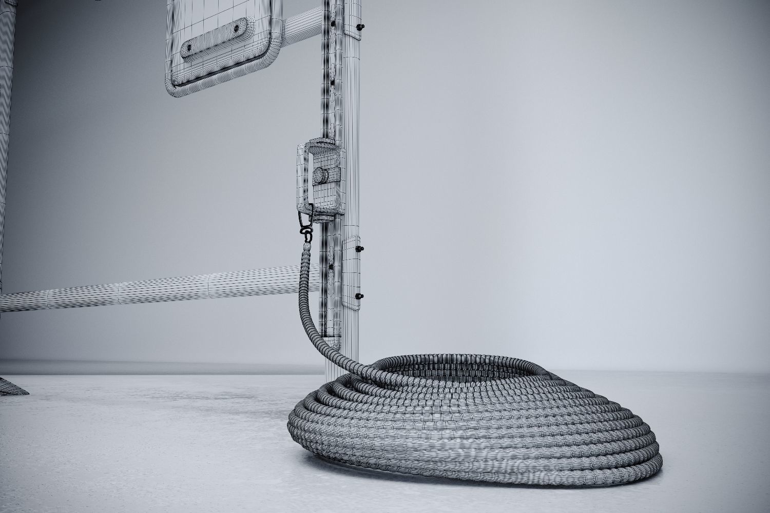 Matrix fitness TRX wall 3D model | CGTrader