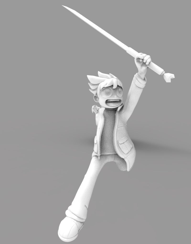 scott pilgrim 3D model 3D printable | CGTrader