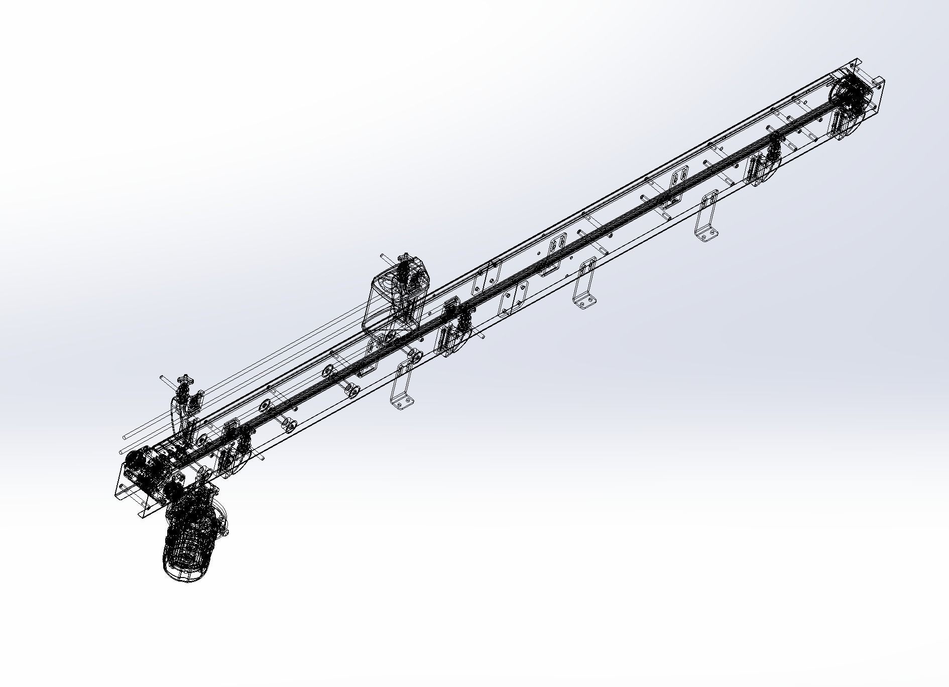 Labeling machine assembly line 3D model | CGTrader