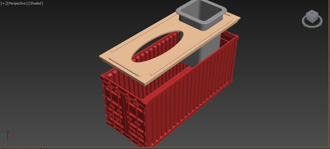 container tissue box 3D model 3D printable | CGTrader