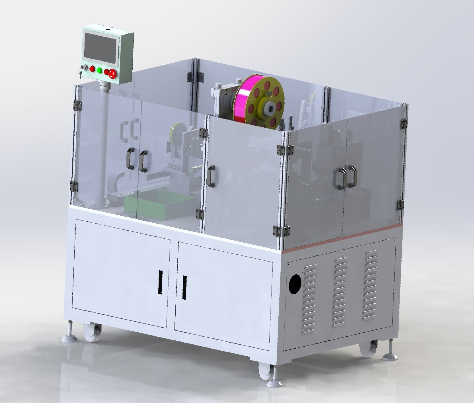 Hot pressing plastic sealing machine 3D model | CGTrader
