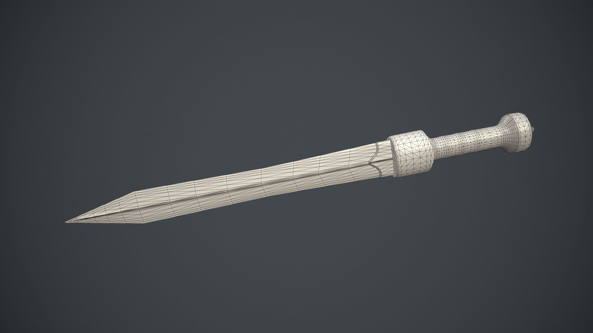 3D model Ancient Roman Gladius Sword VR / AR / low-poly | CGTrader