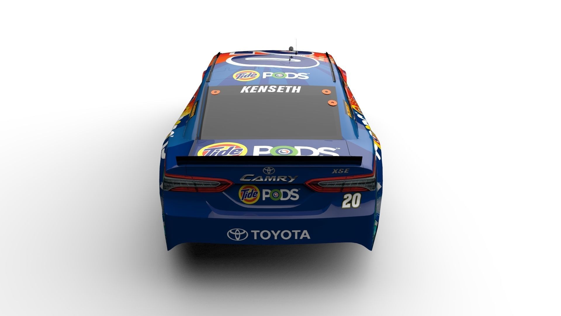 3D model Toyota Camry XSE NASCAR VR / AR / low-poly | CGTrader