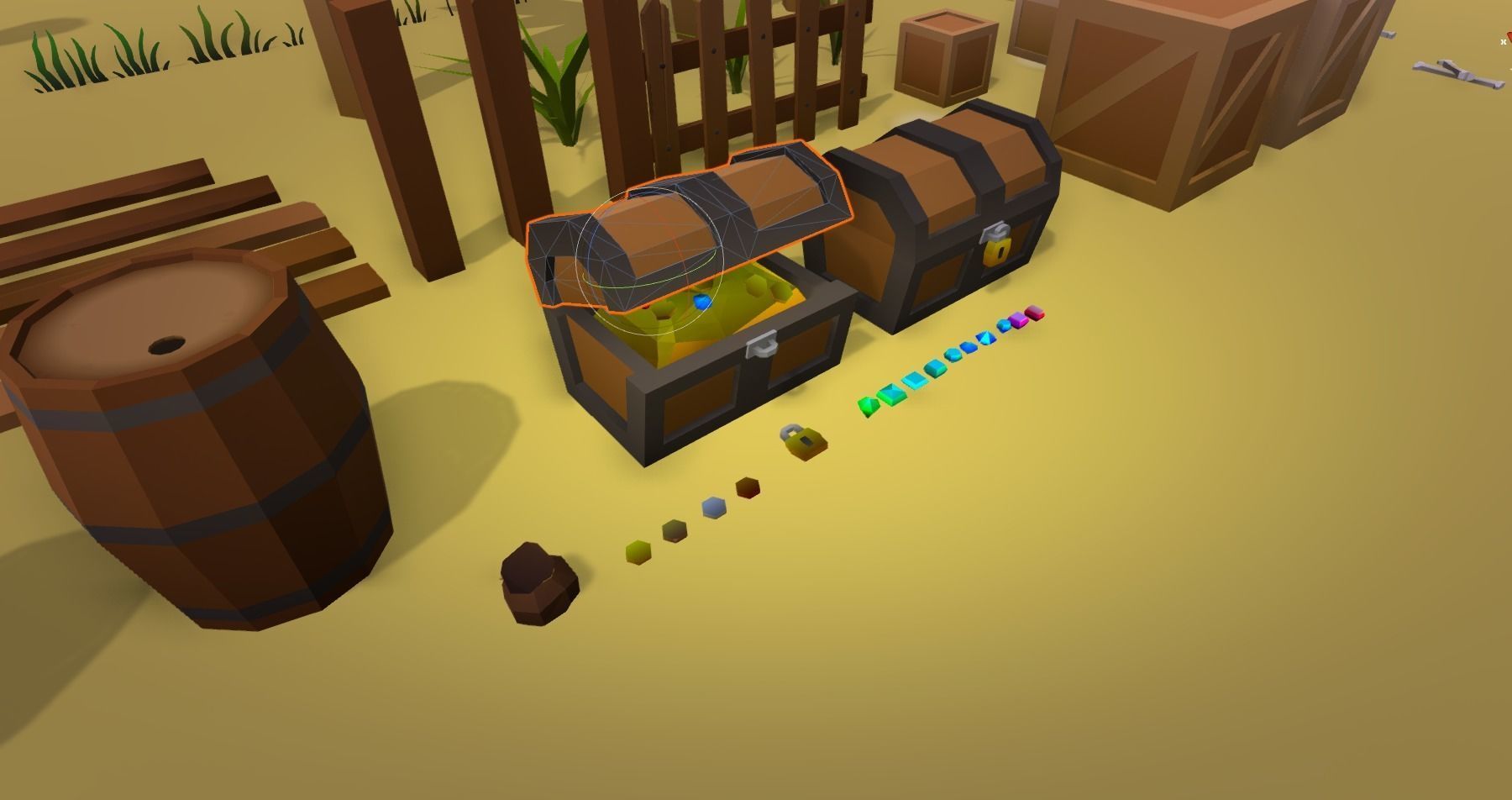 Low Poly Beach Pack free VR / AR / low-poly 3D model | CGTrader