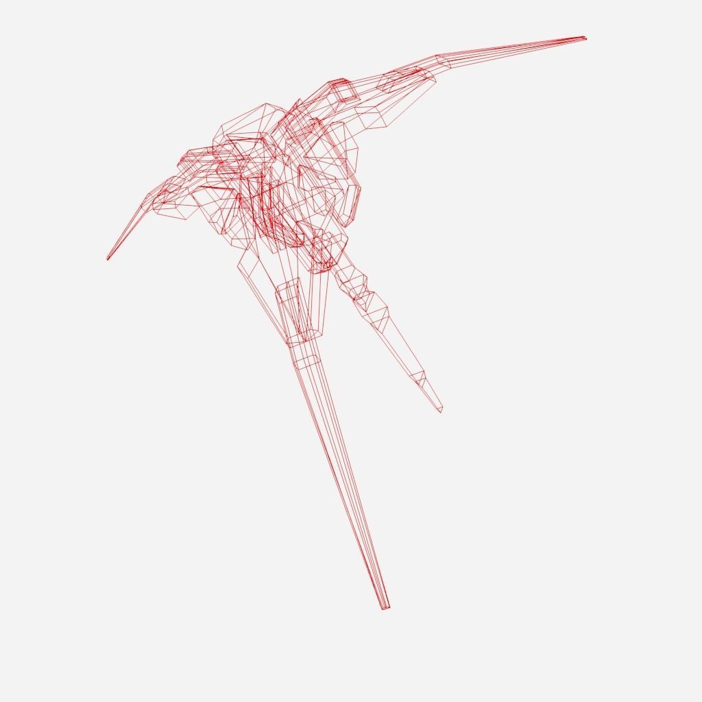 3D model Triangular Spaceship VR / AR / low-poly | CGTrader