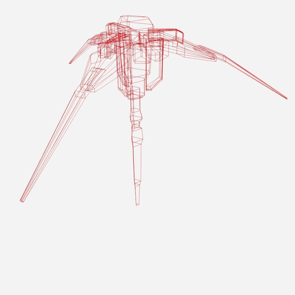 3D model Triangular Spaceship VR / AR / low-poly | CGTrader