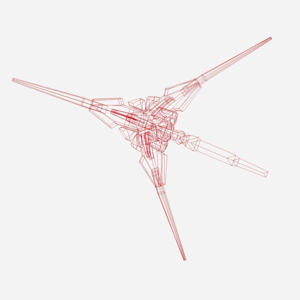3D model Triangular Spaceship VR / AR / low-poly | CGTrader