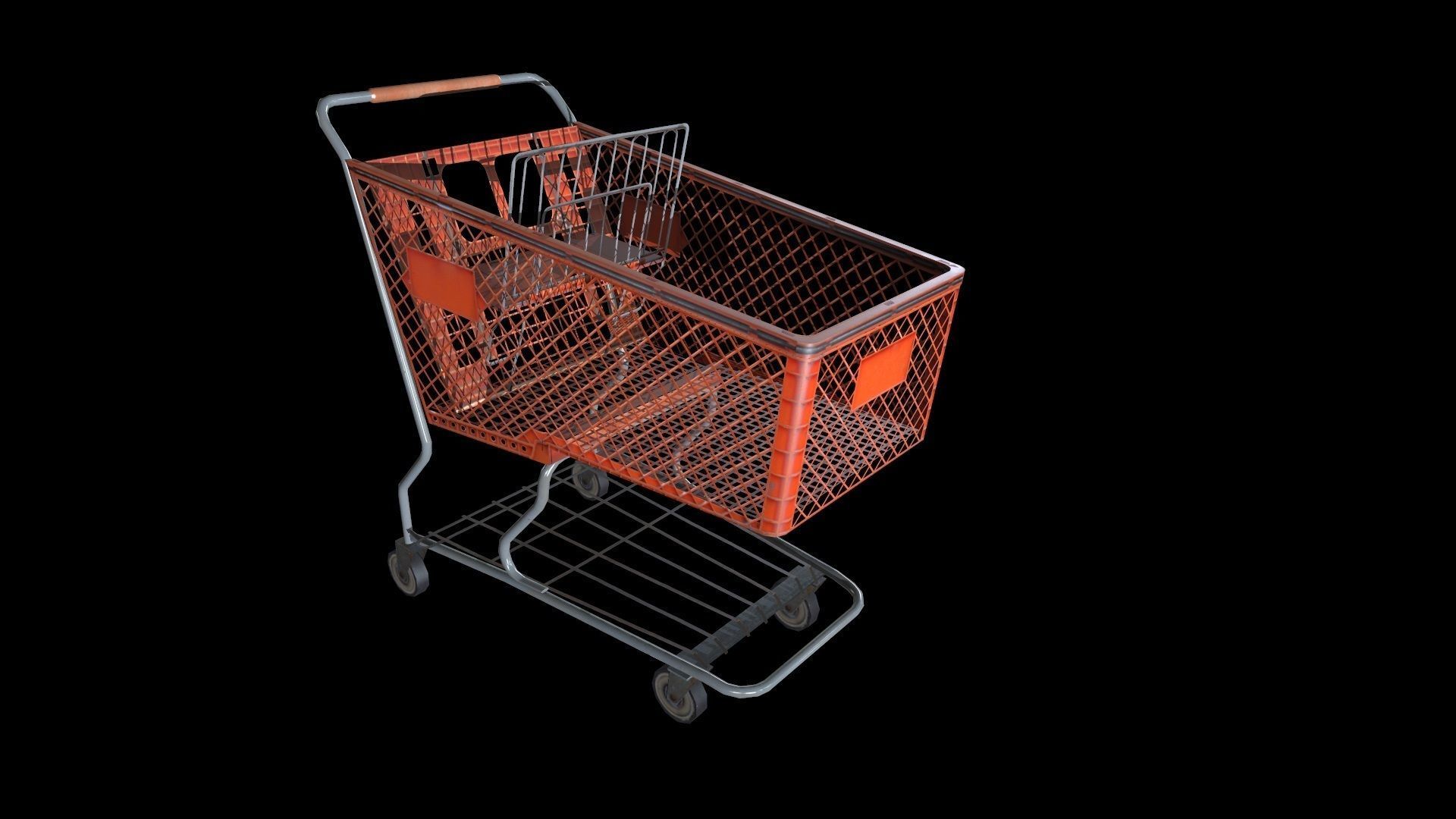 3D model Shopping Carts VR / AR / low-poly | CGTrader