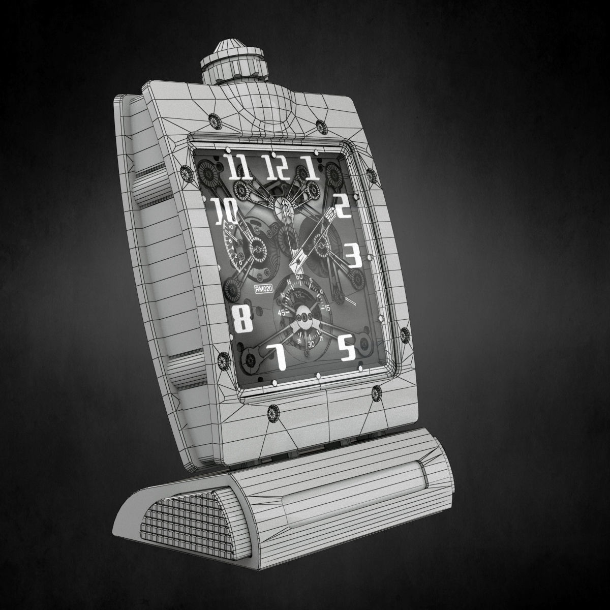Richard Mille Pocket Watch 3D model | CGTrader
