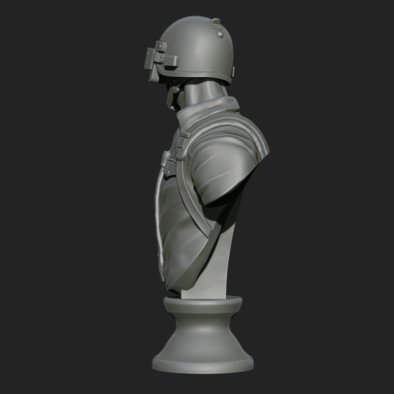 Pubg bust 3D model 3D printable | CGTrader